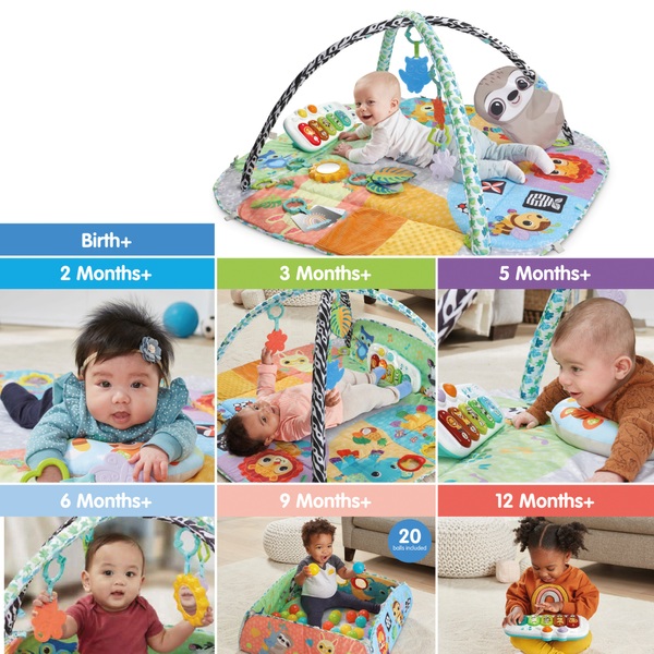VTech Baby 7-in-1 Grow with Baby Sensory Gym | Smyths Toys Ireland