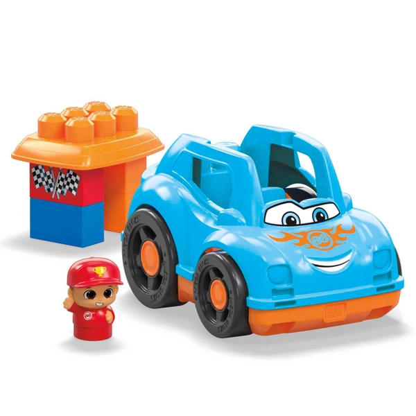 MEGA Bloks Building Blocks Ricky Race Car | Smyths Toys UK