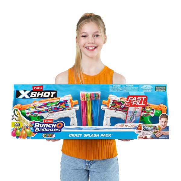 XSHOT Water x Bunch O Balloons by ZURU Crazy Splash Pack | Smyths Toys UK