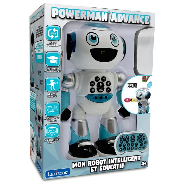Lexibook - Powerman Advance Mon Robot Intelligent et Éducatif | Smyths ...