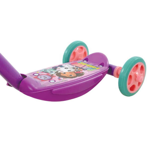 Gabby's Dollhouse 3 Wheel Scooter Purple | Smyths Toys UK