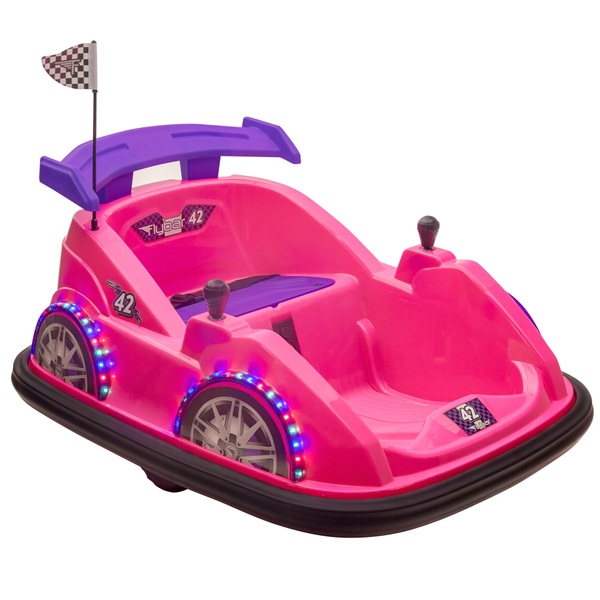 Flybar Racer 6V Bumper Car Pink | Smyths Toys Ireland