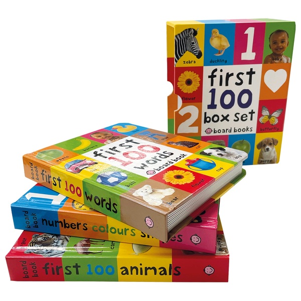 My First 100 Words Board Book Box Set: Animals, Numbers, Colours and ...