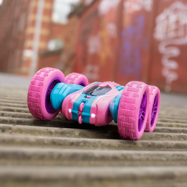 Spin n' Stunt Remote Control Car Pink 1:24 Scale | Smyths Toys UK