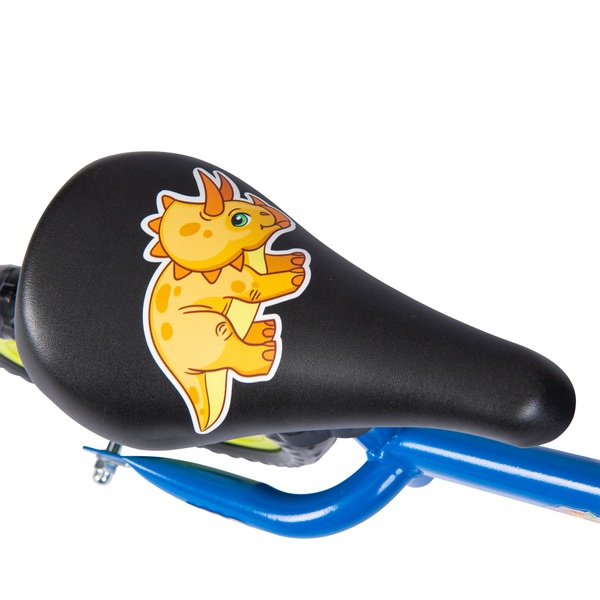 10 Inch Dinosaur Balance Bike Blue | Smyths Toys UK