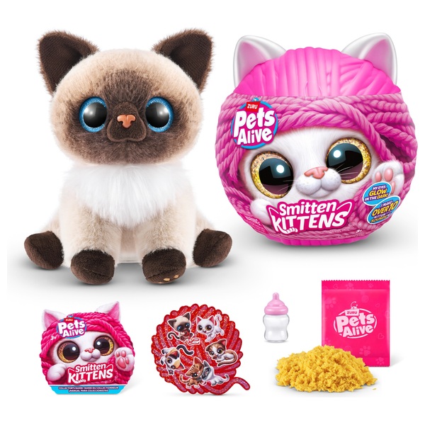 Pets Alive by ZURU Smitten Kittens Interactive Plush Assortment ...