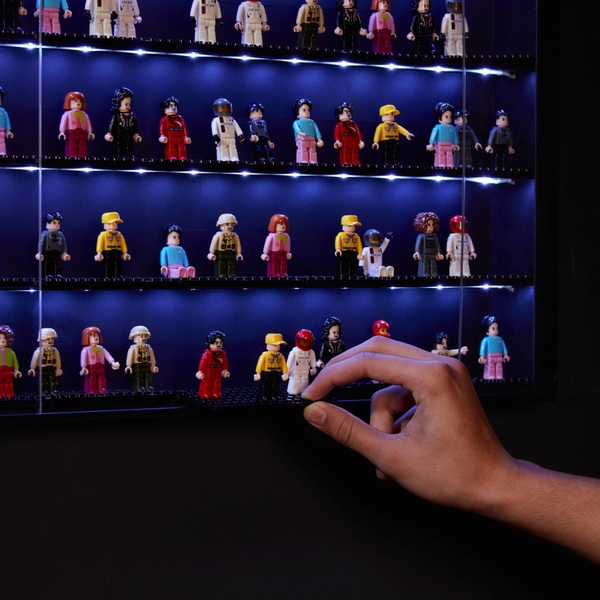 Build-It Minifigure Display Case LED Cabinet | Smyths Toys UK