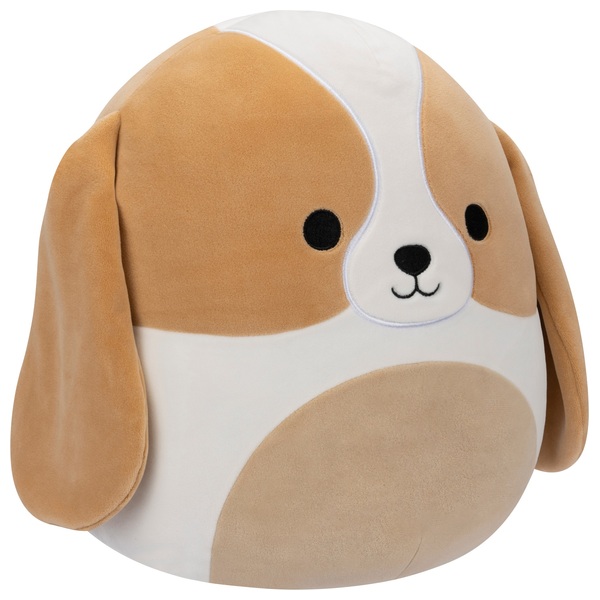 Squishmallows 30cm Adela the Brown and White Basset Hound | Smyths Toys ...