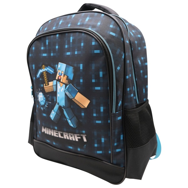 Minecraft Diamond Kids Backpack School Bag | Smyths Toys UK