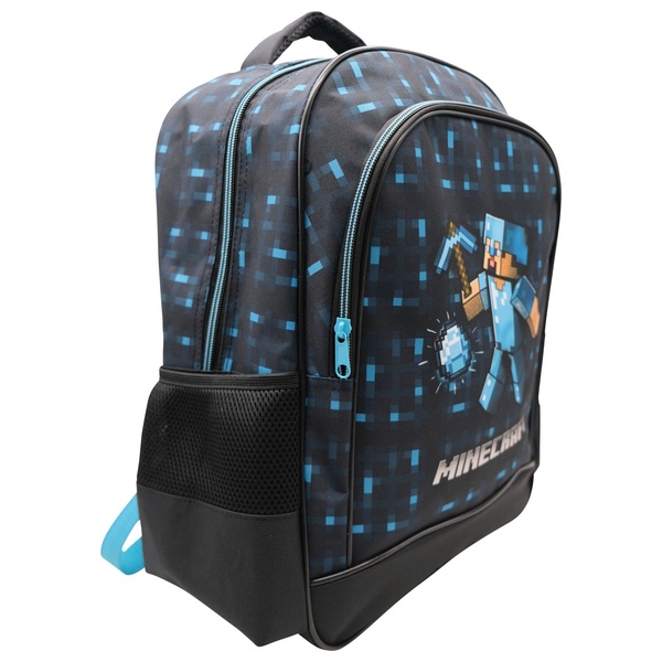 Minecraft Diamond Kids Backpack School Bag | Smyths Toys UK