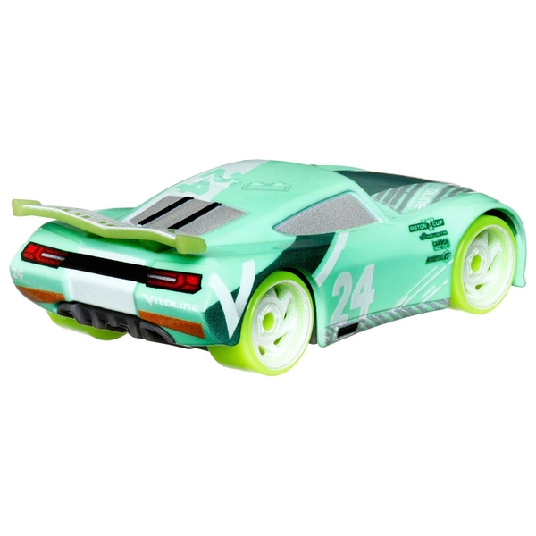 Disney Cars Glow Racers Diecast Car Glow-in-the-Dark Chase Racelott 1: ...