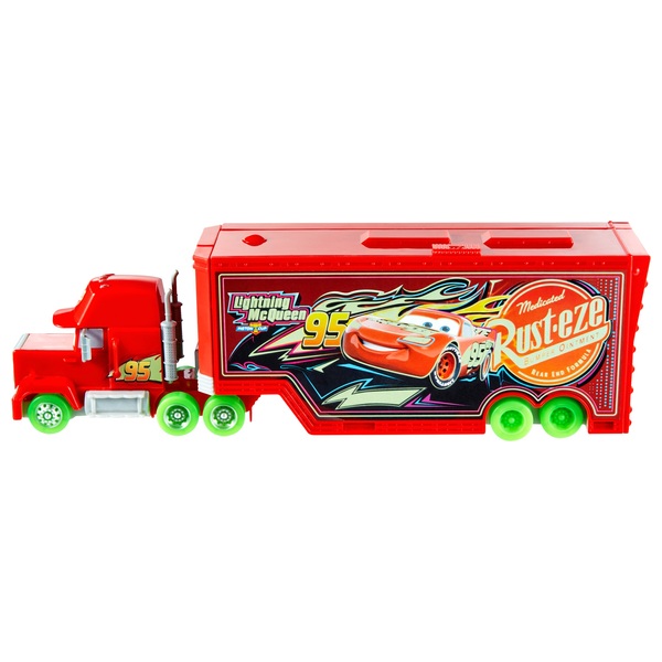 Disney Cars Glow Racers Transforming Mack Truck Playset | Smyths Toys UK