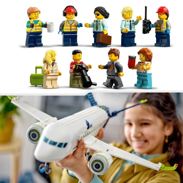 LEGO City 60367 Passenger Airplane Set | Smyths Toys UK