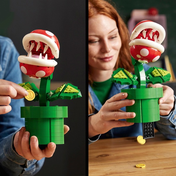 LEGO Super Mario 71426 Piranha Plant Model Set for Adults | Smyths Toys UK