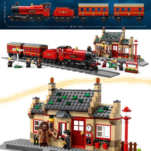 LEGO Harry Potter 76423 Hogwarts Express Train Set with Hogsmeade ...