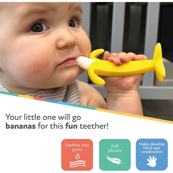 Nuby Silicone Banana Teether | Smyths Toys UK