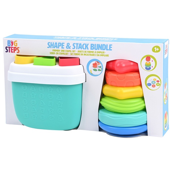 Big Steps Toys Shape Stack Sorting Set