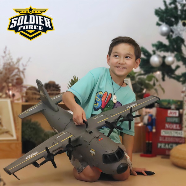 Soldier Force - Avion Cargo Hercules C-130 Sons et Lumières | Smyths ...