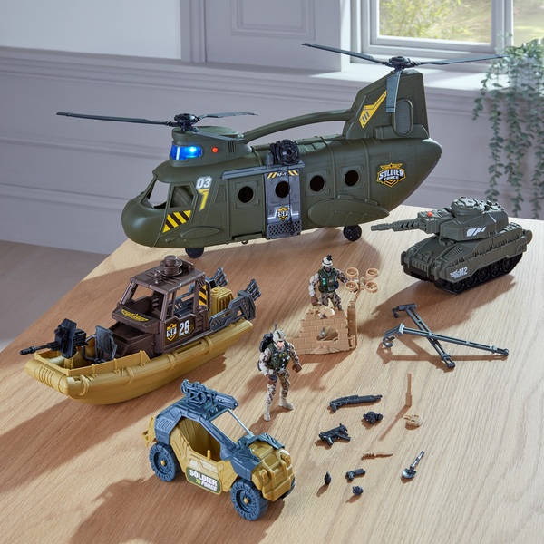 Soldier Force Military Vehicles Playset | Smyths Toys UK