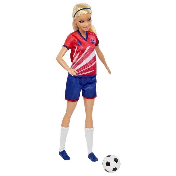 Barbie Doll Careers Football Player | Smyths Toys UK