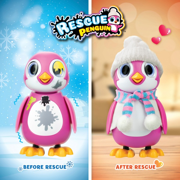 Rescue Penguin Interactive Pet - Pink | Smyths Toys UK