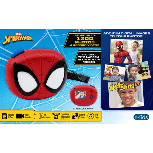 Marvel Spider-Man Interactive Digital Camera | Smyths Toys UK