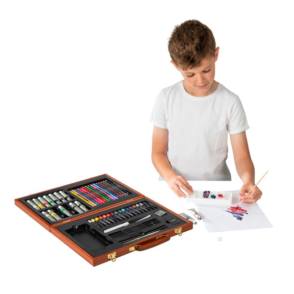 Artist Collection 55 Piece Wooden Art Set | Smyths Toys UK