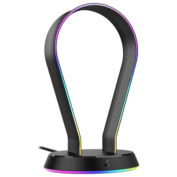Stealth Light-Up LED Gaming Headset Stand with 2 x USB Ports | Smyths ...