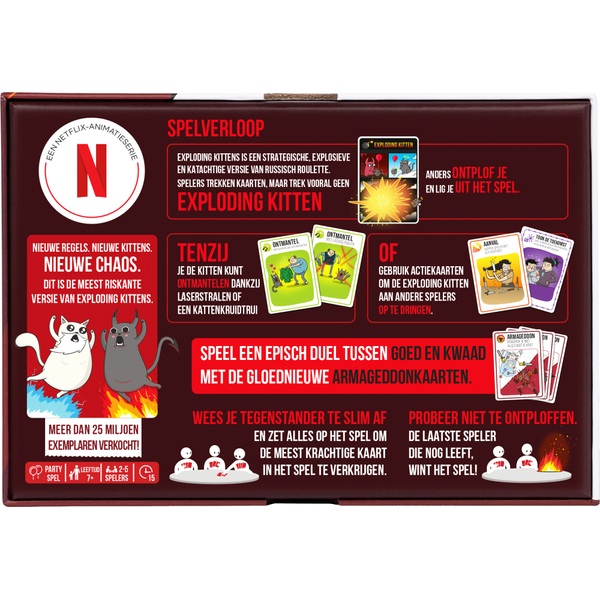 Exploding Kittens Good vs Evil Kaartspel | Smyths Toys Nederland
