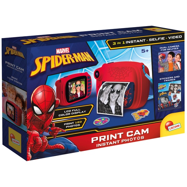 Marvel Spider-Man 3-in-1 Print Camera | Smyths Toys Ireland