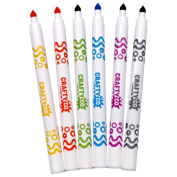Crafty Co Washable Markers Fine Tip Set 24 Piece Smyths Toys Uk
