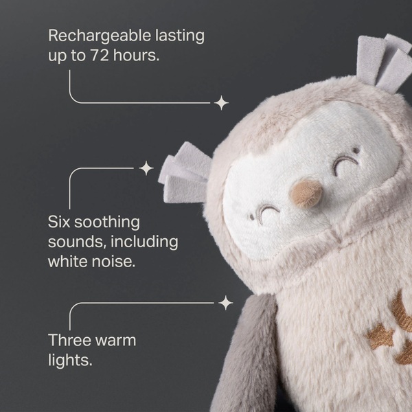 Tommee Tippee Ollie the Owl Deluxe Light and Sound Sleep Aid | Smyths ...