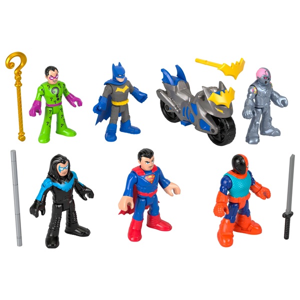 Fisher-Price Imaginext DC Super Friends Action Figures 6 Pack | Smyths ...
