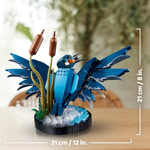 LEGO Icons 10331 Kingfisher Bird Model Set for Adults | Smyths Toys UK