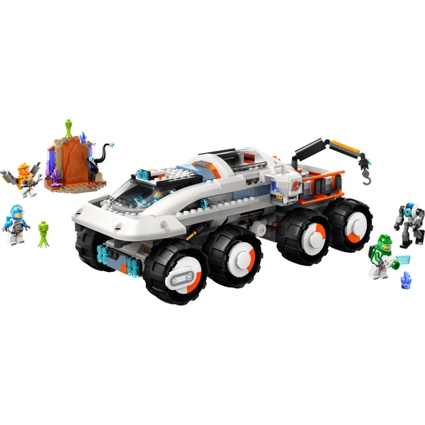 LEGO City 60432 Space Command Rover and Crane Loader Set | Smyths Toys UK