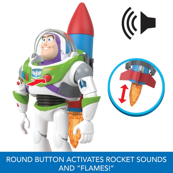 Disney Toy Story Action Figure Buzz Lightyear Rocket Rescue 30cm ...