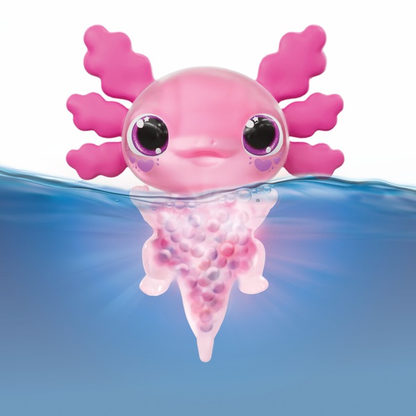 Animagic Let's Glo Pink Axolotl | Smyths Toys UK