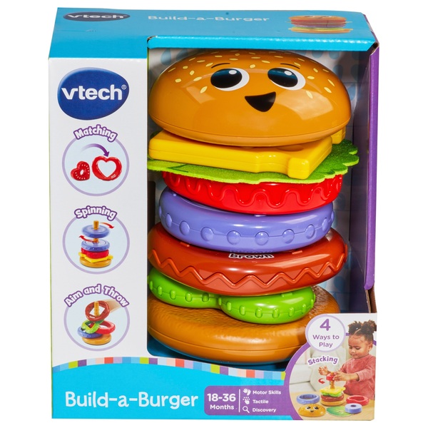 VTech Build-a-Burger Toy | Smyths Toys Ireland