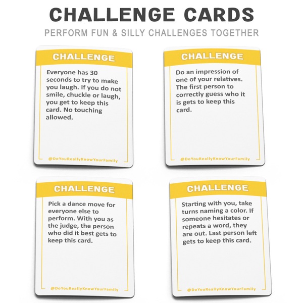 Do You Really Know Your Family Trivia Game