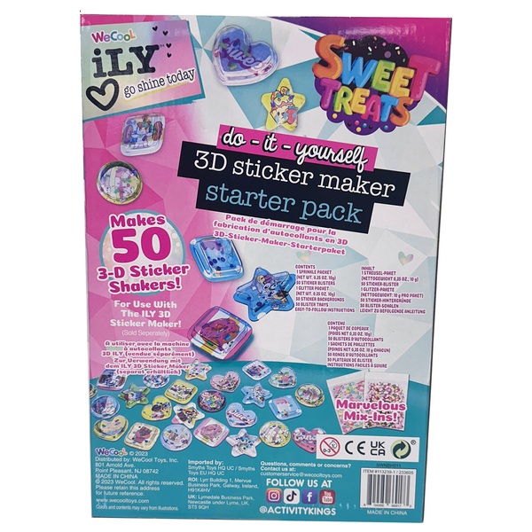 3D Sticker Maker Starter Pack - Sweet Treats | Smyths Toys UK