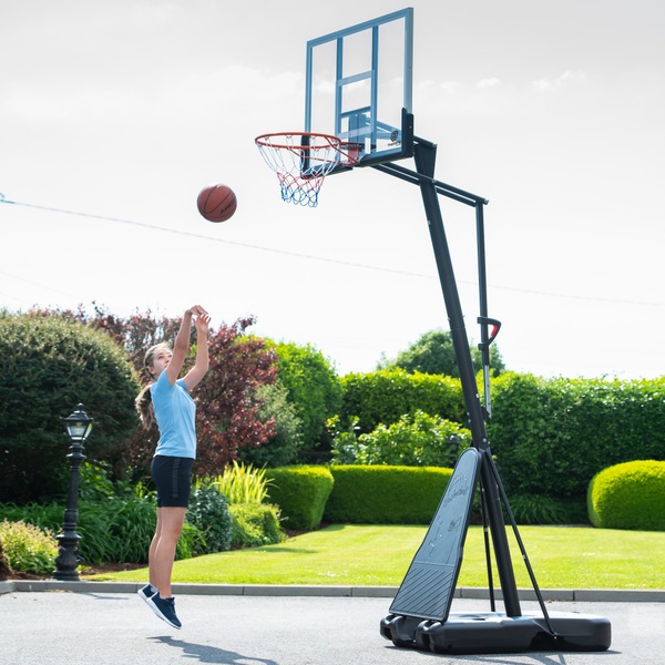247 - 305cm Thorpe Sports Basketball Stand with 48" Backboard & Rebound ...