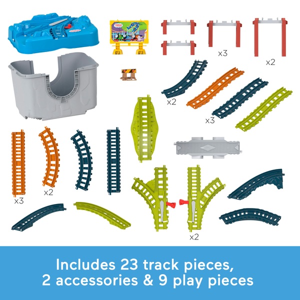 Thomas & Friends Connect and Build Train Track Set Bucket 48 Pieces ...