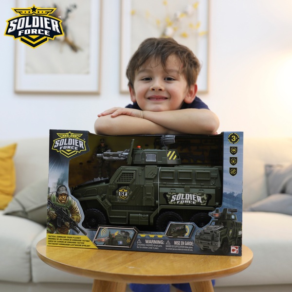 Soldier Force Playset Tactical Command Truck with Lights and Sounds ...