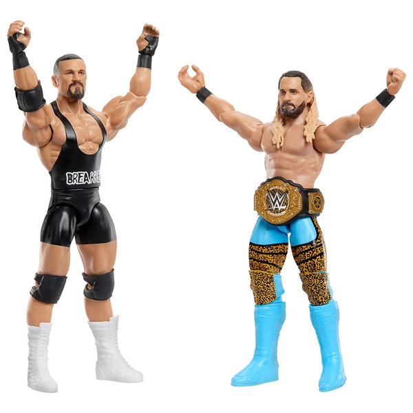 WWE Main Event Action Figures Showdown 2 Pack Bron Breakker vs Seth "Freakin" Rollins | Smyths ...