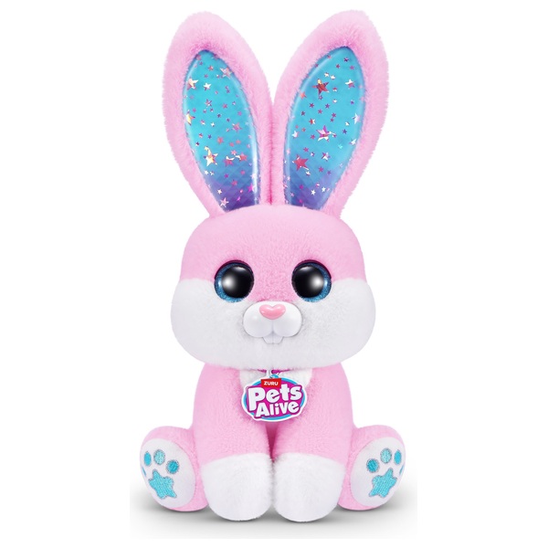 Pets Alive by ZURU Magic Bunnies Interactive Plush Set Pink | Smyths ...