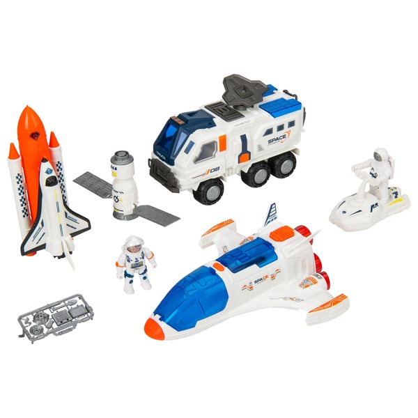 Space Station Rocket and Rover with Astronaut Figures Playset | Smyths ...