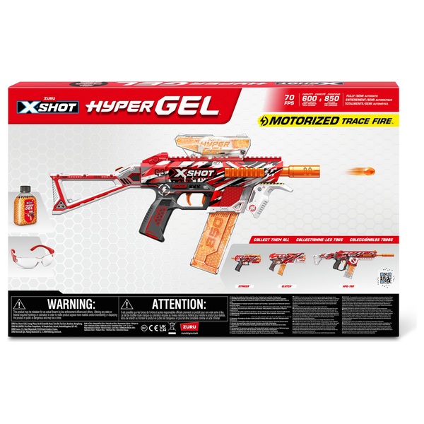 XSHOT by ZURU Hyper Gel Trace Fire Blaster | Smyths Toys Ireland