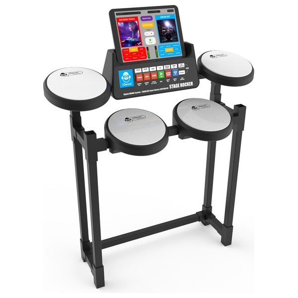 iDance Stage Rocker Electronic Drum Kit | Smyths Toys UK