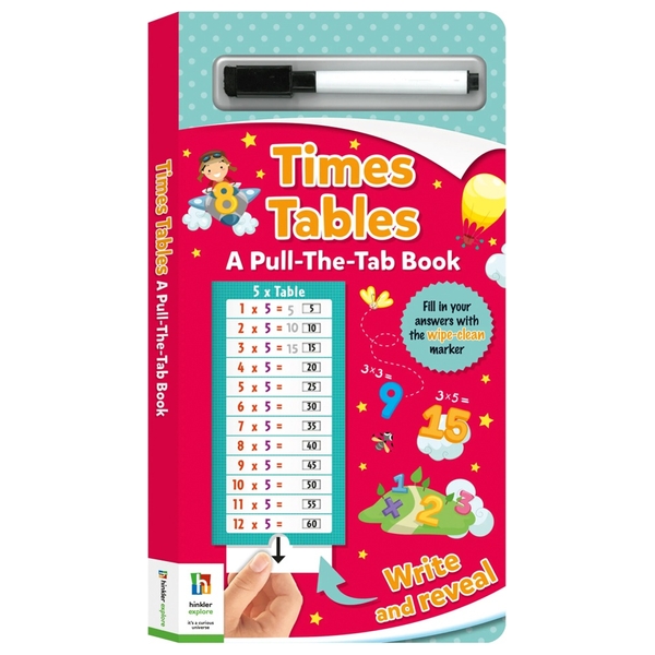 Wipe-Clean Learning Book Times Tables with Marker | Smyths Toys UK
