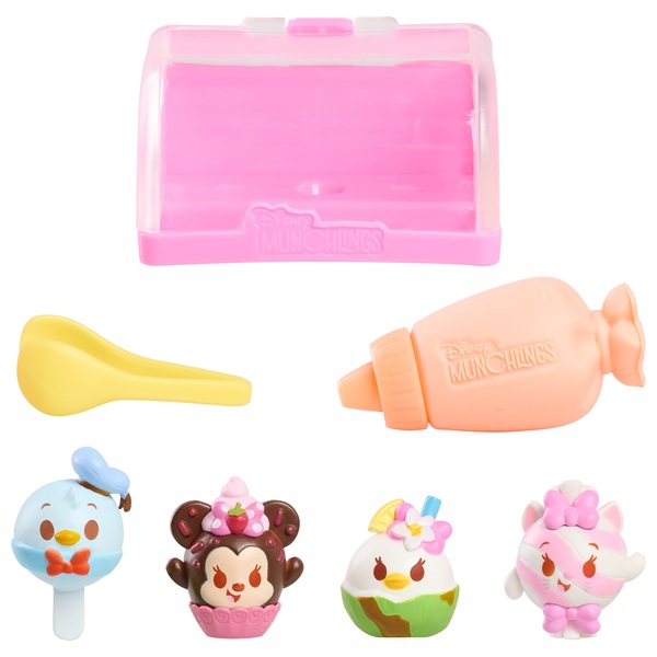 Disney Munchlings 4er-Set in Mini Munch Vitrine mit Duft und ...